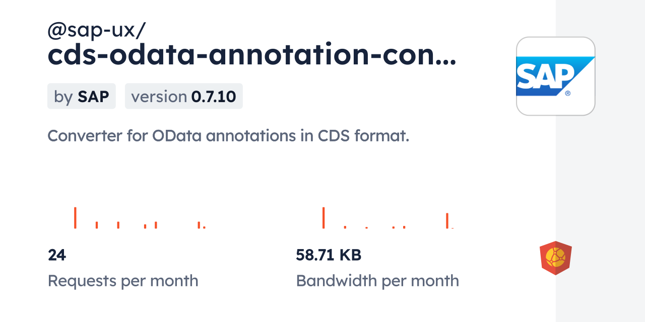 @sap-ux/cds-odata-annotation-converter CDN by jsDelivr - A CDN for npm and GitHub