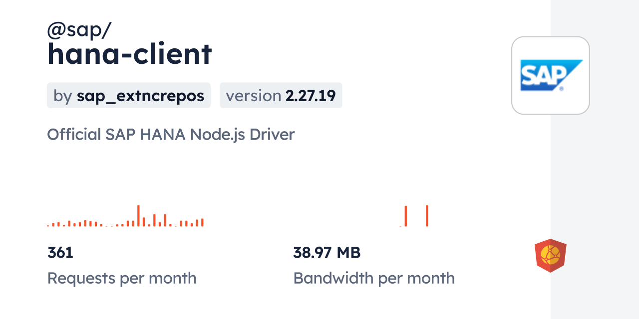 @sap/hana-client CDN by jsDelivr - A CDN for npm and GitHub