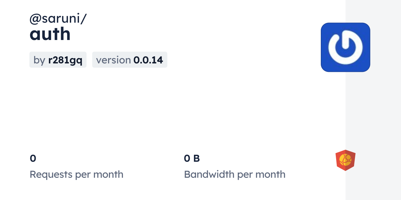 @saruni/auth CDN by jsDelivr - A CDN for npm and GitHub