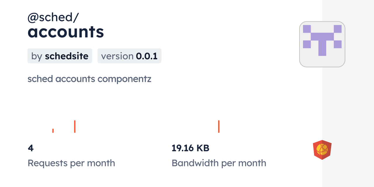 @sched/accounts CDN by jsDelivr - A CDN for npm and GitHub