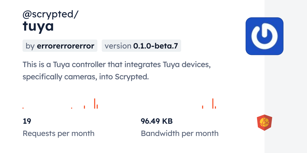 @scrypted/tuya CDN by jsDelivr - A CDN for npm and GitHub