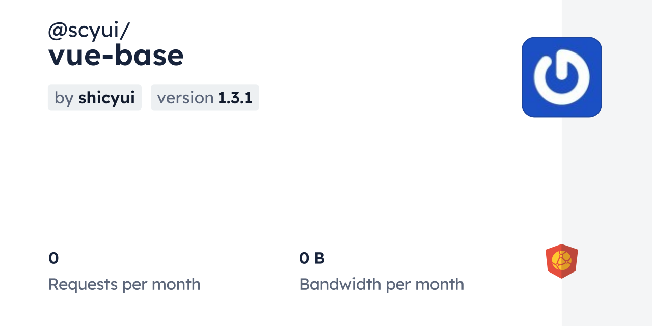 @scyui/vue-base CDN by jsDelivr - A CDN for npm and GitHub
