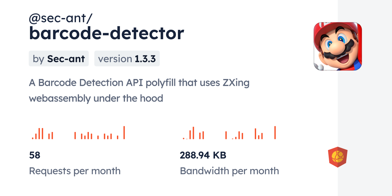 @sec-ant/barcode-detector CDN by jsDelivr - A CDN for npm and GitHub