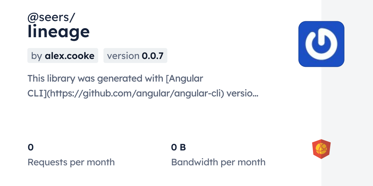 @seers/lineage CDN by jsDelivr - A CDN for npm and GitHub