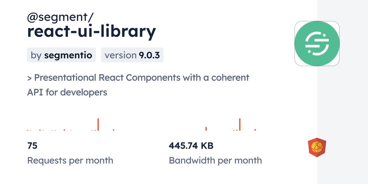 @segment/react-ui-library CDN by jsDelivr - A CDN for npm and GitHub