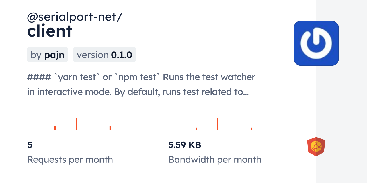 @serialport-net/client CDN by jsDelivr - A CDN for npm and GitHub