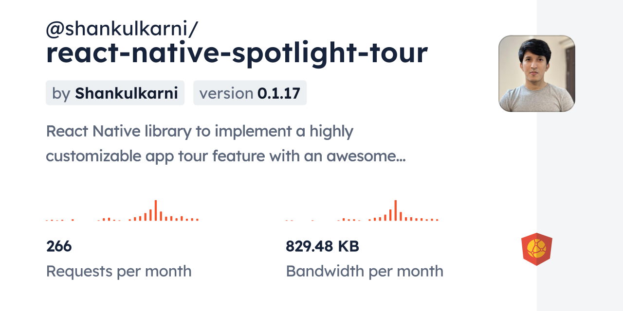 @shankulkarni/react-native-spotlight-tour CDN by jsDelivr - A CDN for npm and GitHub