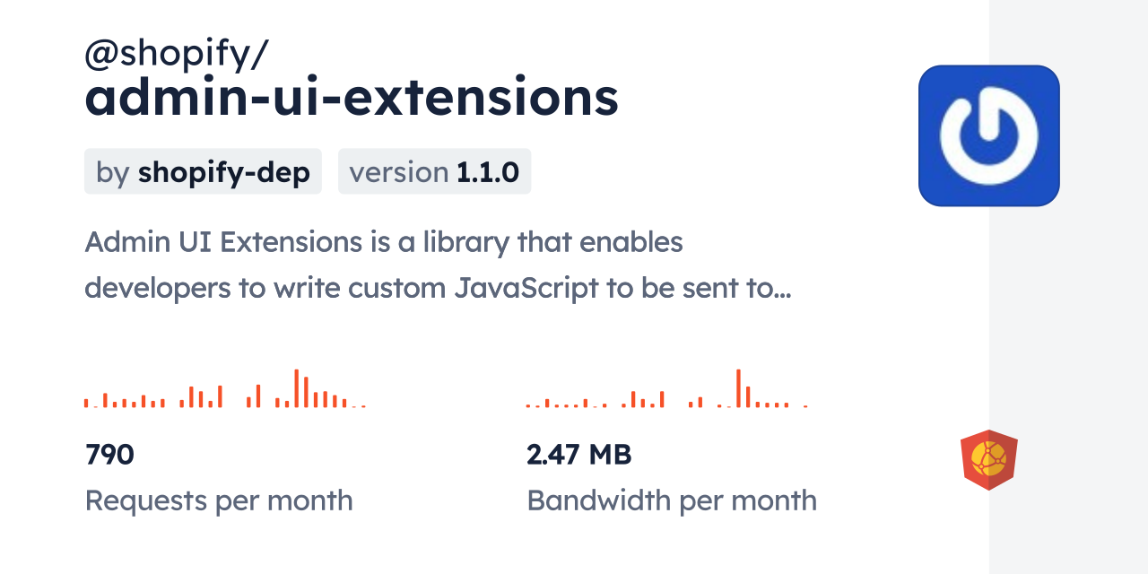 @shopify/admin-ui-extensions CDN by jsDelivr - A CDN for npm and GitHub