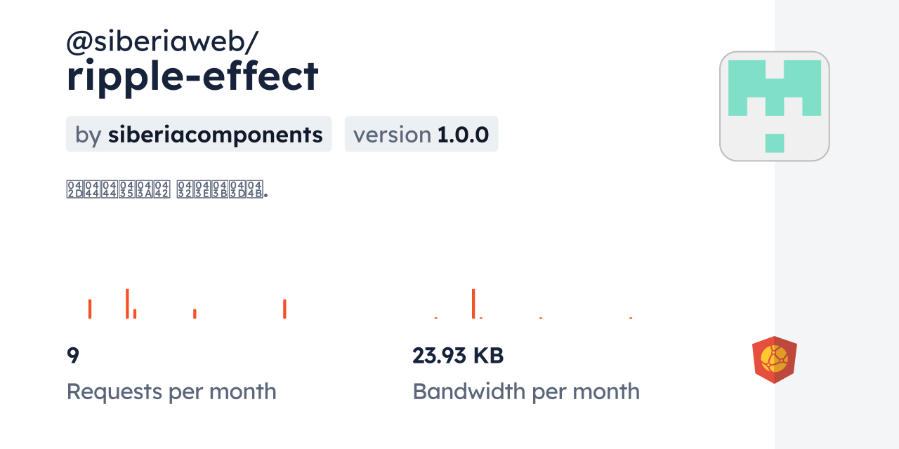 @siberiaweb/ripple-effect CDN by jsDelivr - A CDN for npm and GitHub