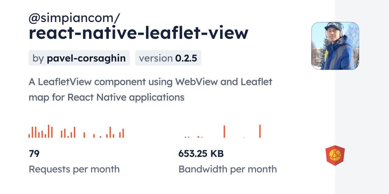 @simpiancom/react-native-leaflet-view CDN by jsDelivr - A CDN for npm and GitHub