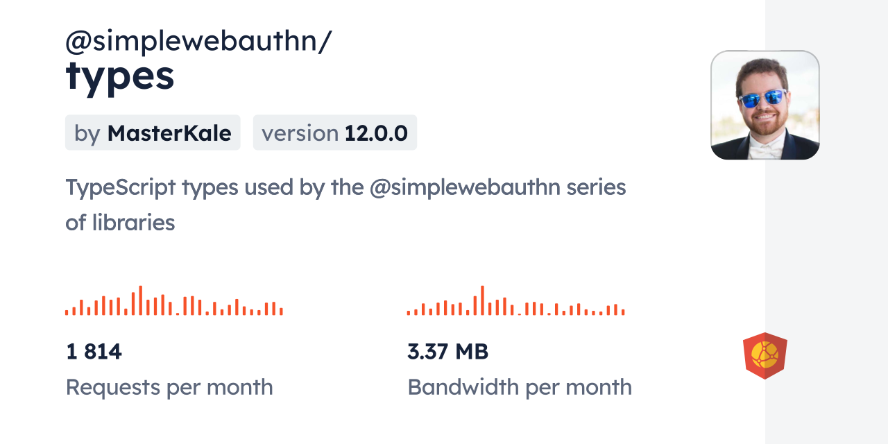 @simplewebauthn/types CDN by jsDelivr - A CDN for npm and GitHub