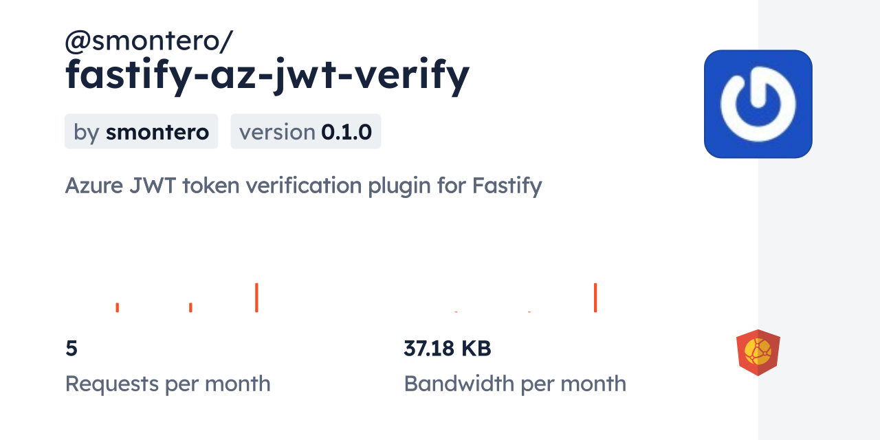 @smontero/fastify-az-jwt-verify CDN by jsDelivr - A CDN for npm and GitHub
