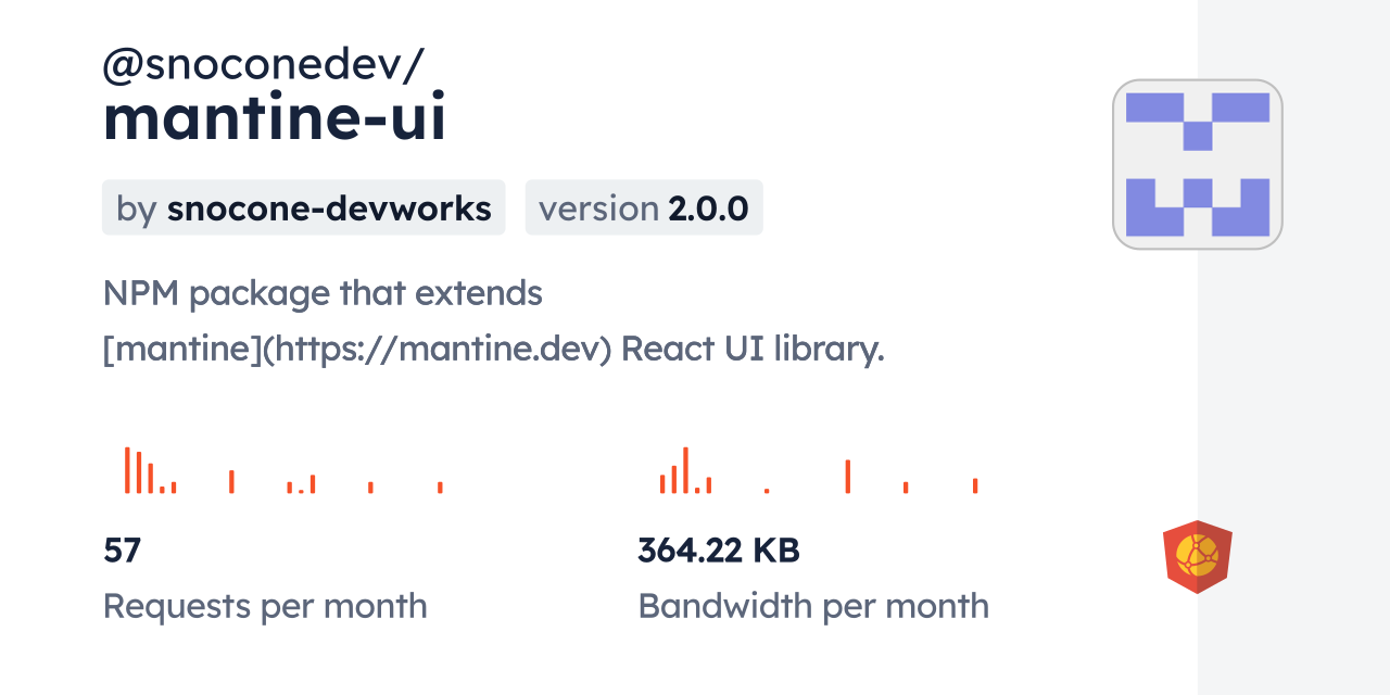 @snoconedev/mantine-ui CDN by jsDelivr - A CDN for npm and GitHub