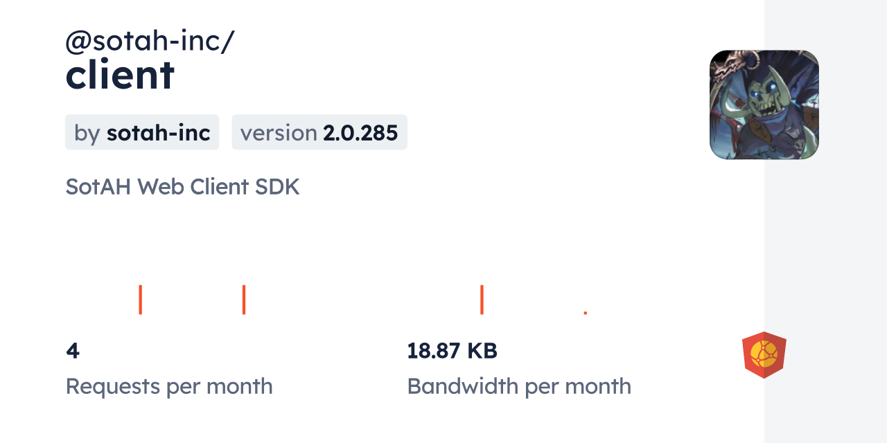 @sotah-inc/client CDN by jsDelivr - A CDN for npm and GitHub