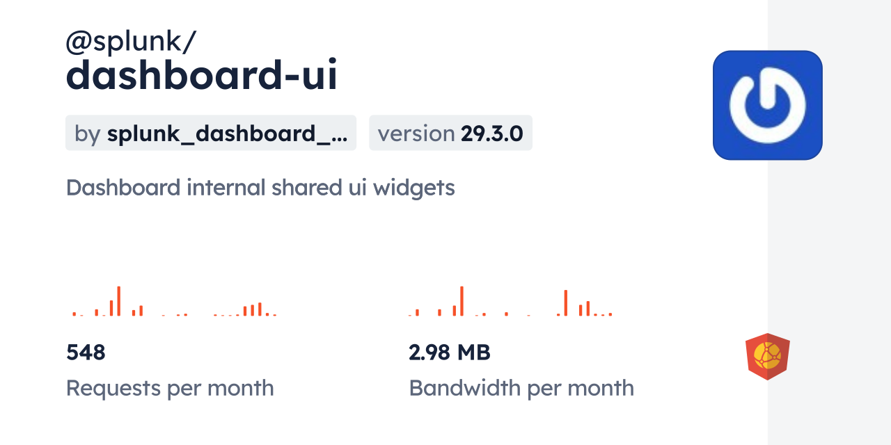 @splunk/dashboard-ui CDN by jsDelivr - A CDN for npm and GitHub