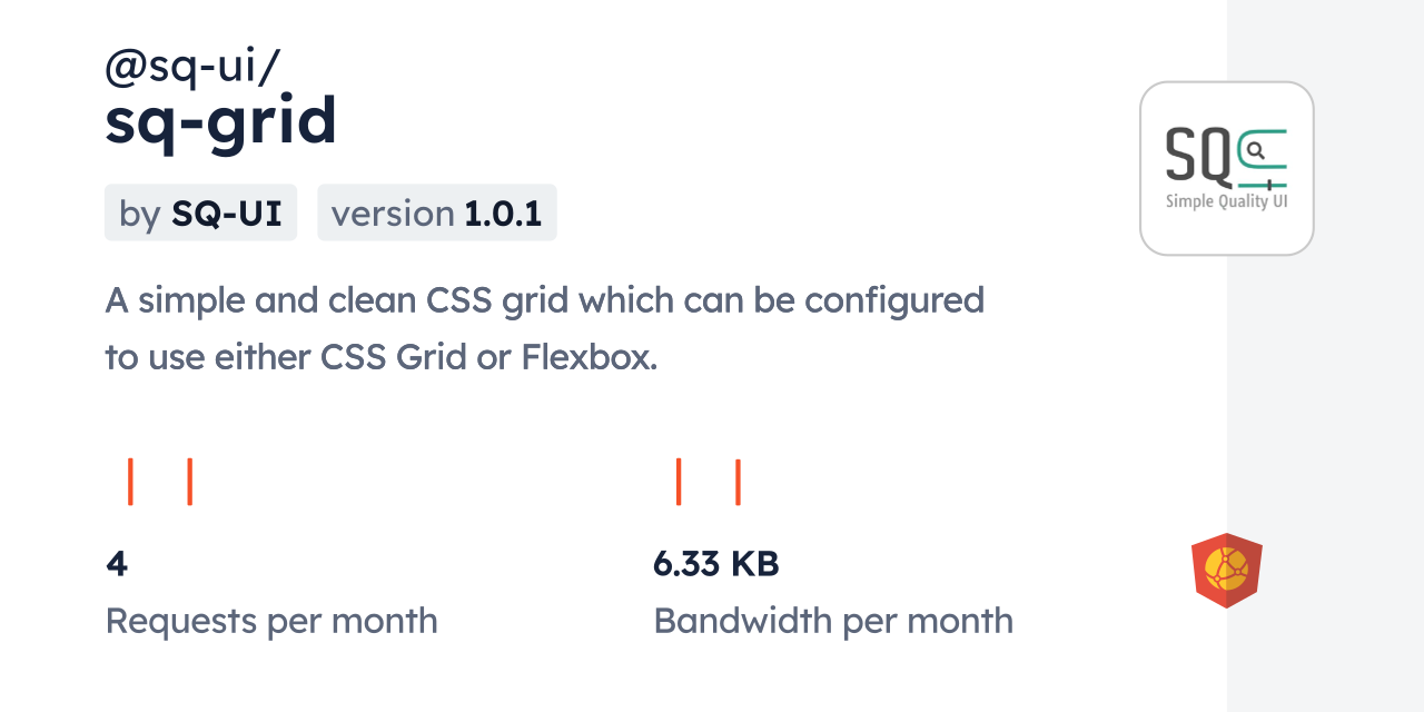 @sq-ui/sq-grid CDN by jsDelivr - A CDN for npm and GitHub
