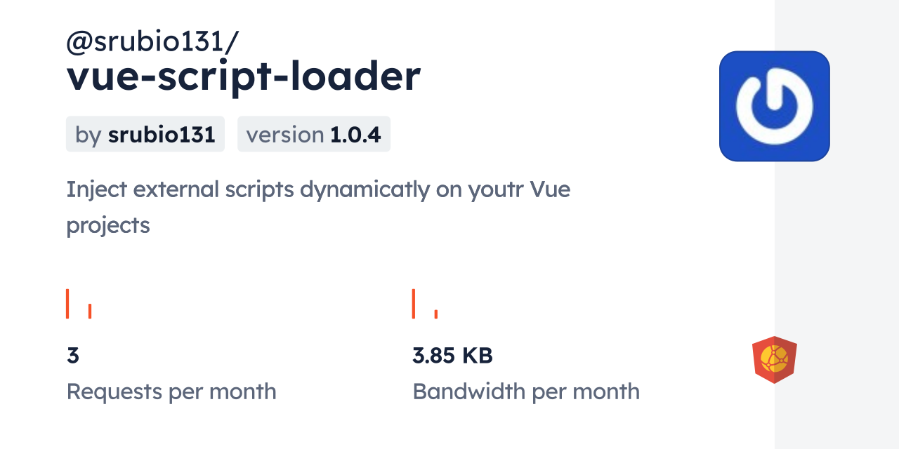 @srubio131/vue-script-loader CDN by jsDelivr - A CDN for npm and GitHub