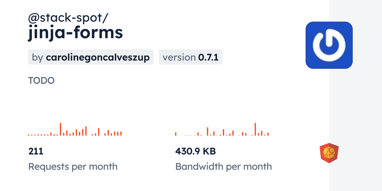 @stack-spot/jinja-forms CDN by jsDelivr - A CDN for npm and GitHub
