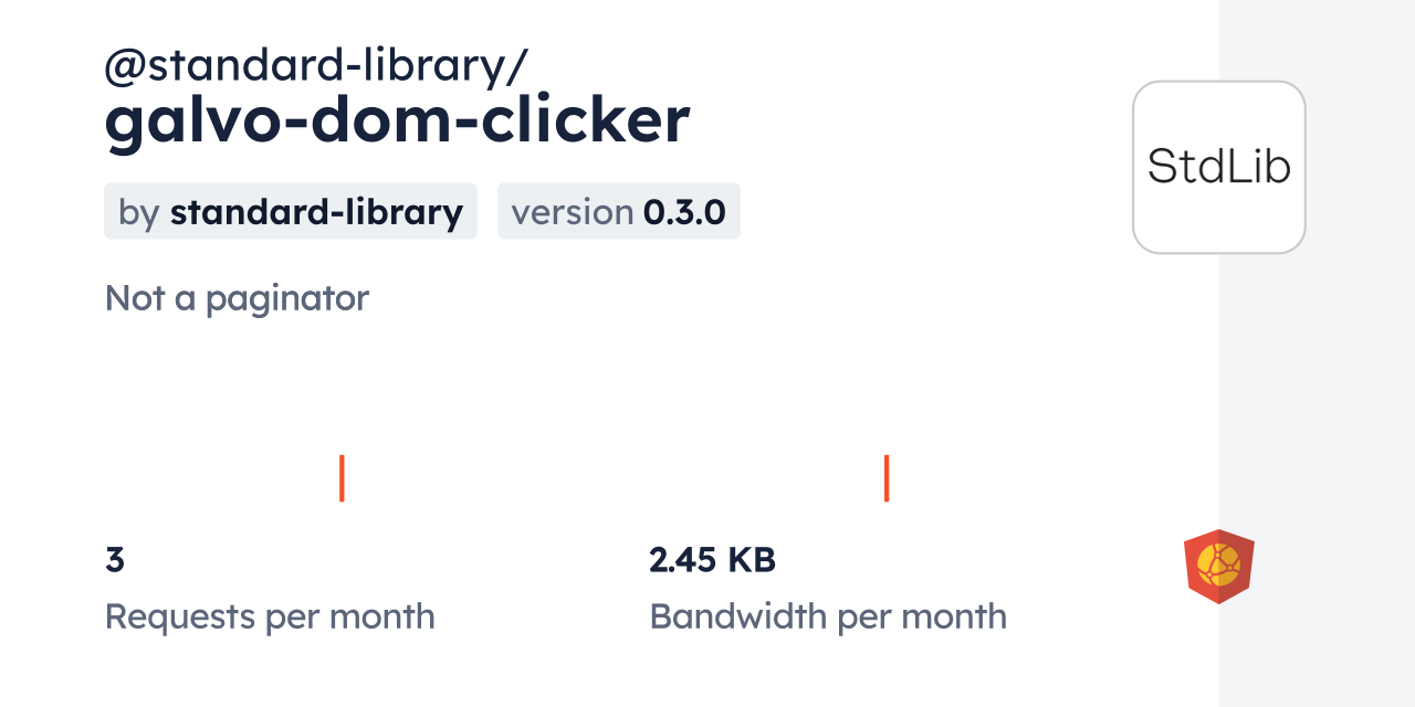@standard-library/galvo-dom-clicker CDN by jsDelivr - A CDN for npm and GitHub