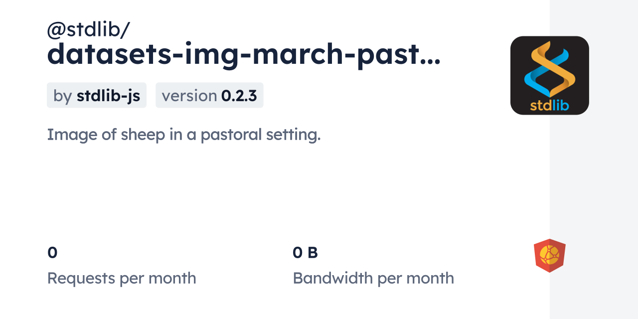 @stdlib/datasets-img-march-pastoral CDN by jsDelivr - A CDN for npm and ...