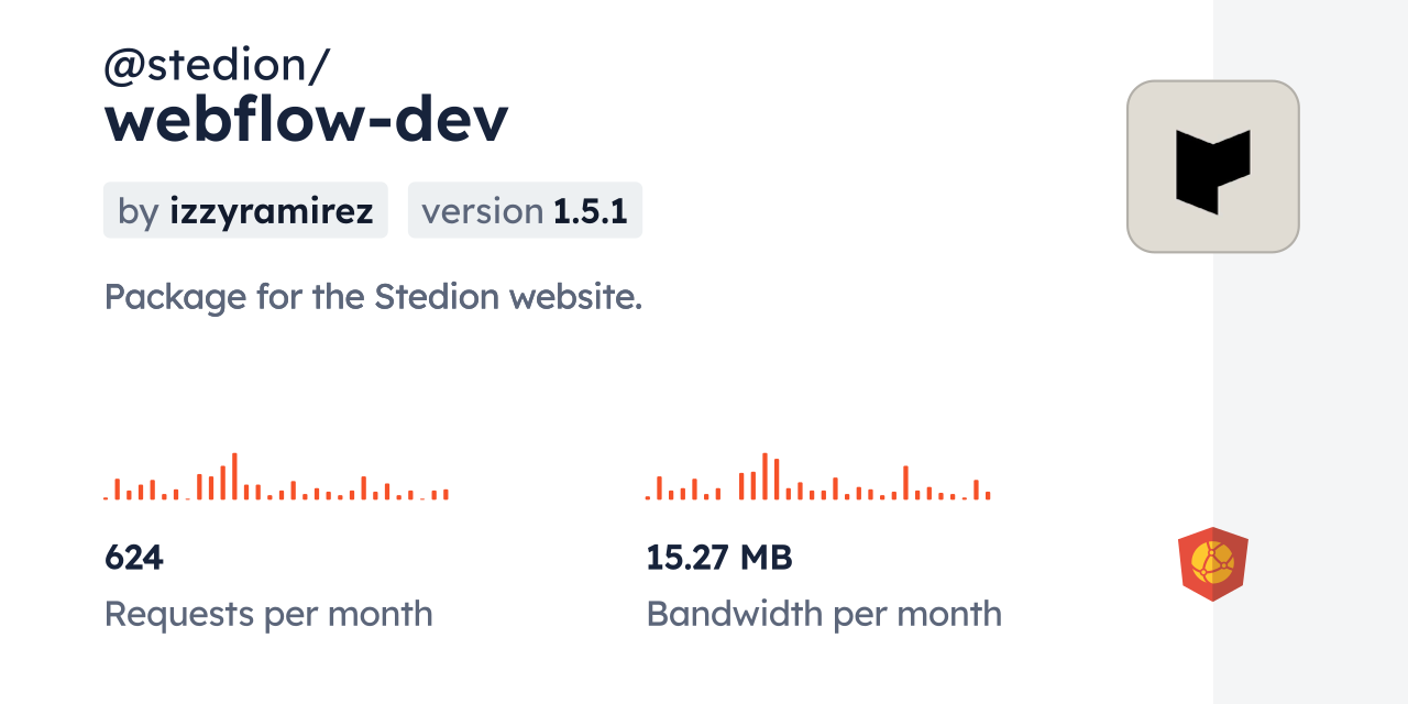@stedion/webflow-dev CDN by jsDelivr - A CDN for npm and GitHub