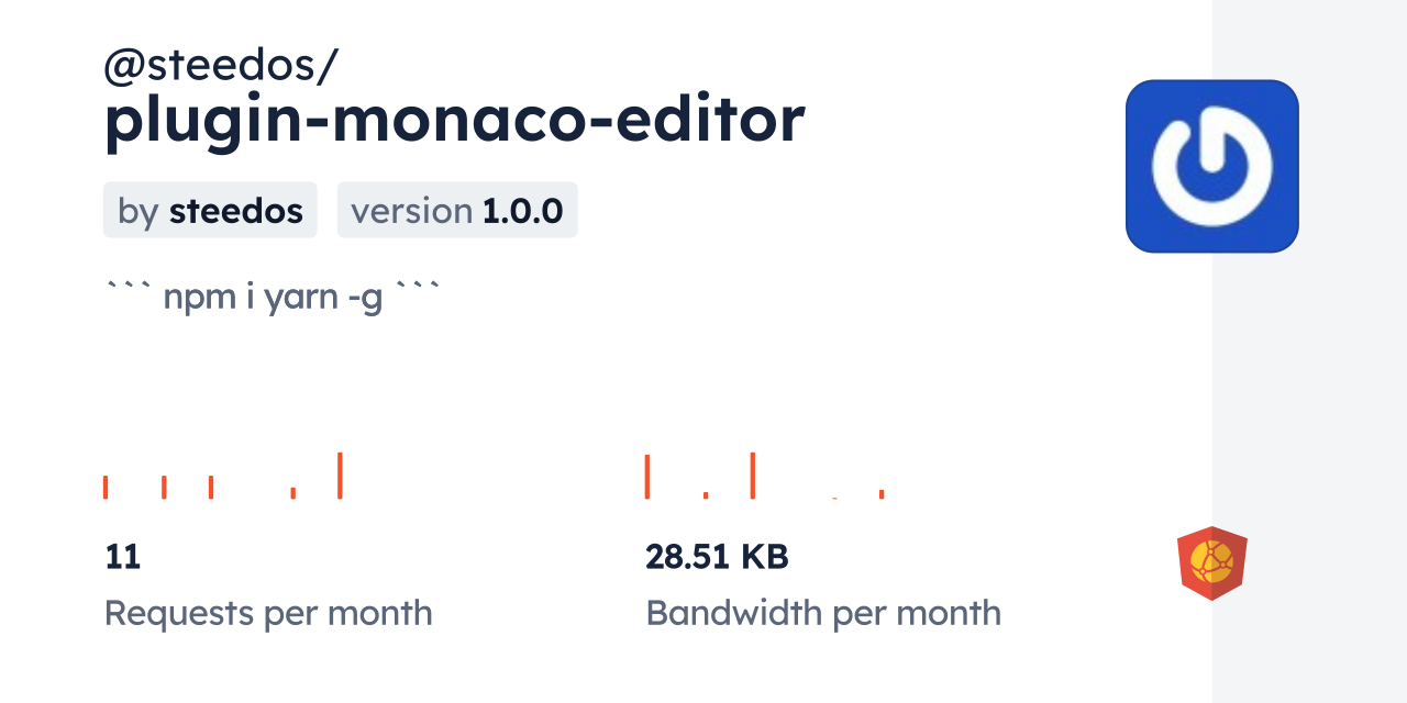 @steedos/plugin-monaco-editor CDN by jsDelivr - A CDN for npm and GitHub