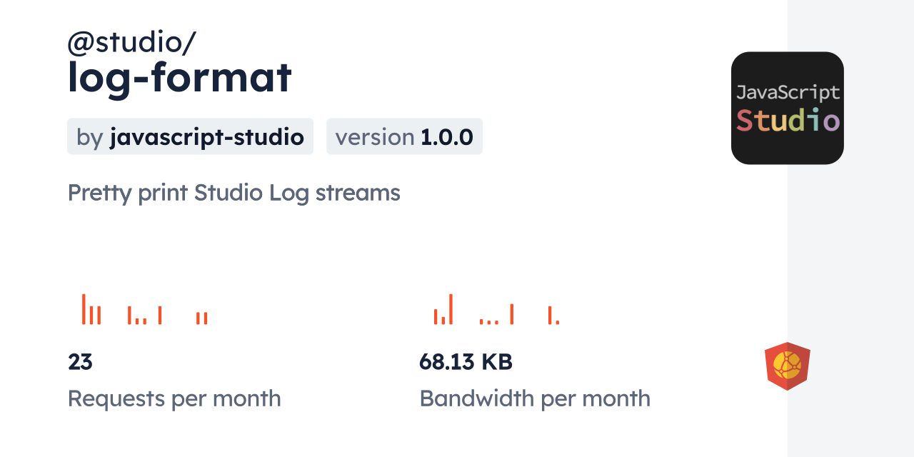 @studio/log-format CDN by jsDelivr - A CDN for npm and GitHub
