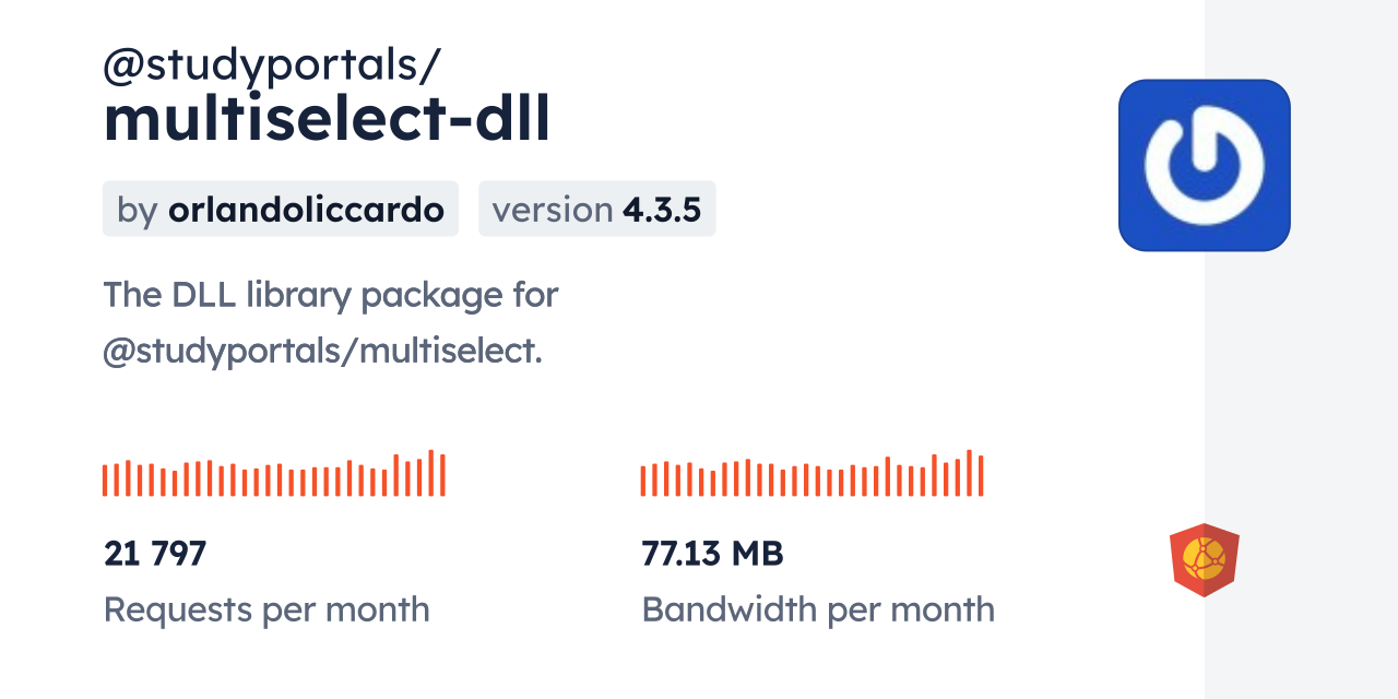 @studyportals/multiselect-dll CDN by jsDelivr - A CDN for npm and GitHub