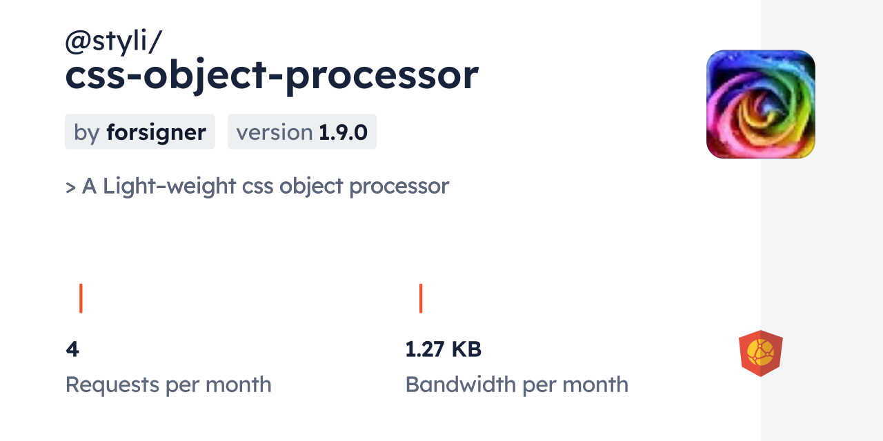 @styli/css-object-processor CDN by jsDelivr - A CDN for npm and GitHub