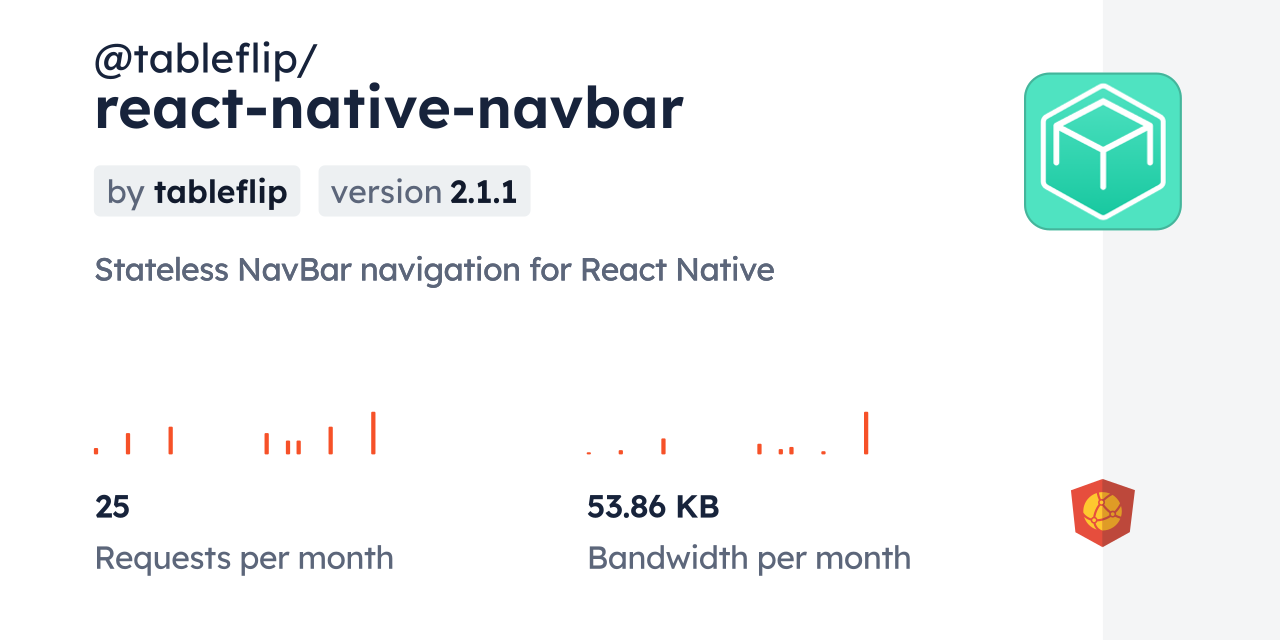 @tableflip/react-native-navbar CDN by jsDelivr - A CDN for npm and GitHub