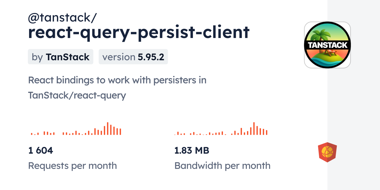 @tanstack/react-query-persist-client CDN by jsDelivr - A CDN for npm ...