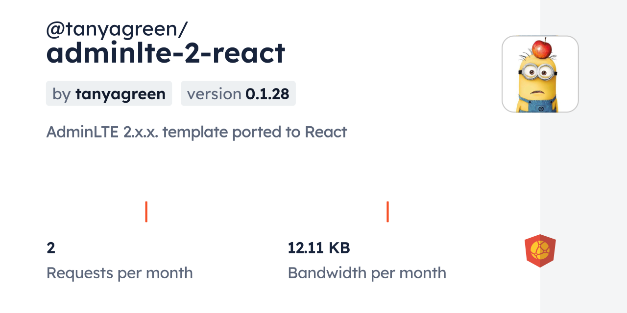 @tanyagreen/adminlte-2-react CDN by jsDelivr - A CDN for npm and GitHub
