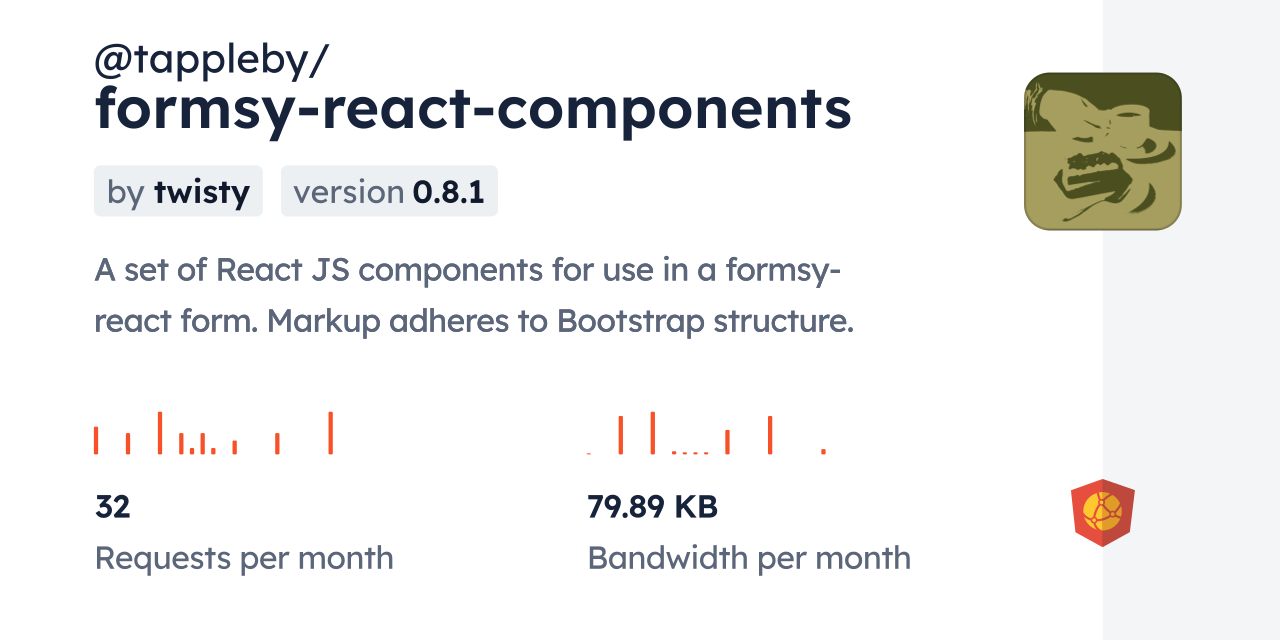 @tappleby/formsy-react-components CDN by jsDelivr - A CDN for npm and GitHub
