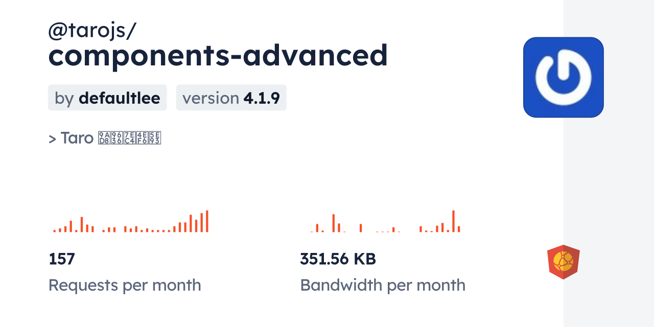 @tarojs/components-advanced CDN by jsDelivr - A CDN for npm and GitHub