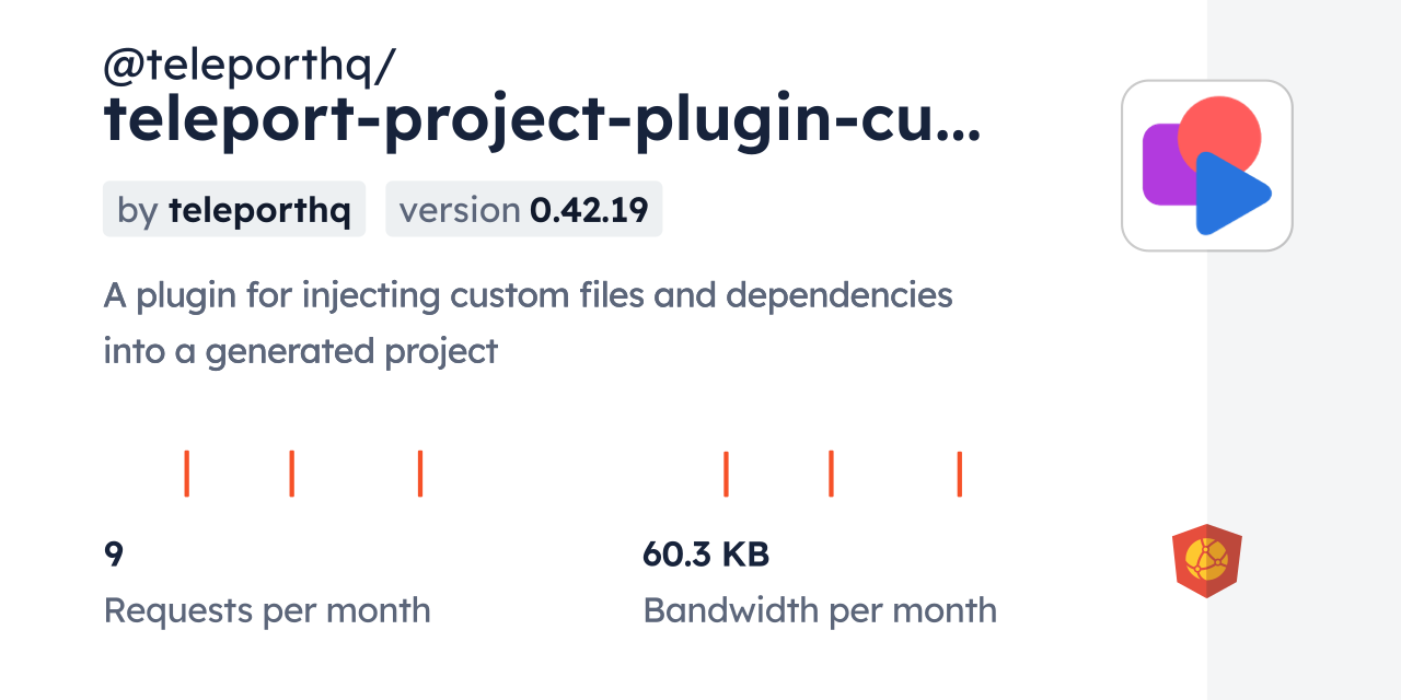 @teleporthq/teleport-project-plugin-custom-files CDN by jsDelivr - A CDN for npm and GitHub