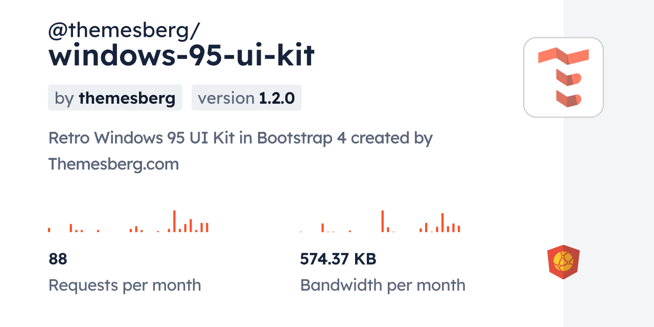 @themesberg/windows-95-ui-kit CDN by jsDelivr - A CDN for npm and GitHub
