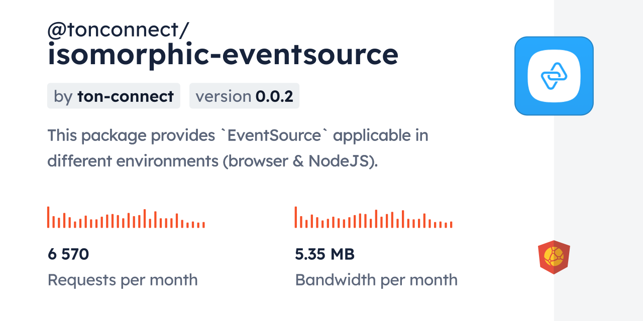 @tonconnect/isomorphic-eventsource CDN by jsDelivr - A CDN for npm and GitHub