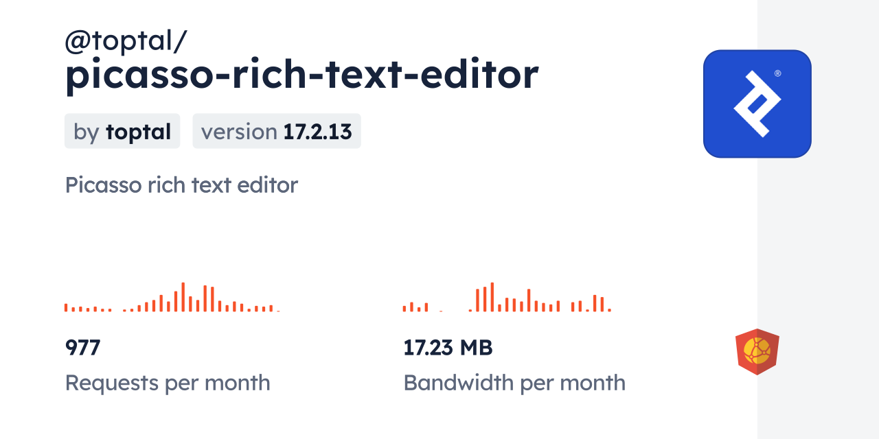 @toptal/picasso-rich-text-editor CDN by jsDelivr - A CDN for npm and GitHub