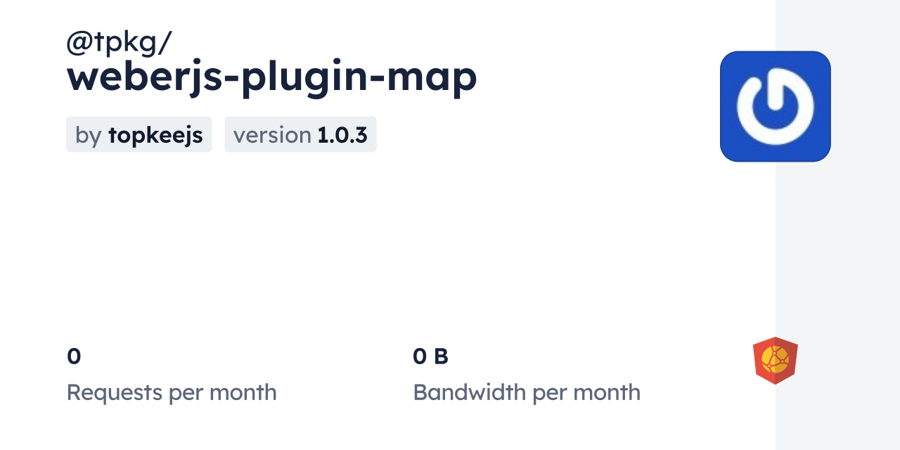 @tpkg/weberjs-plugin-map CDN by jsDelivr - A CDN for npm and GitHub