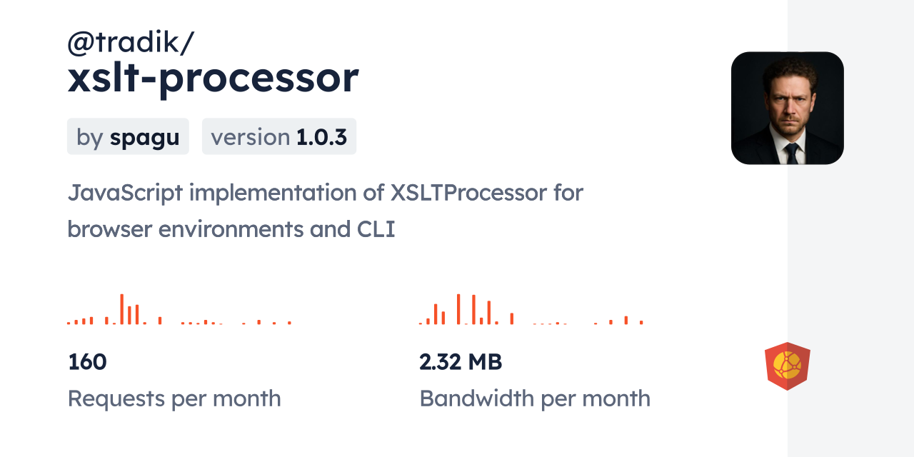 @tradik/xslt-processor CDN by jsDelivr - A CDN for npm and GitHub
