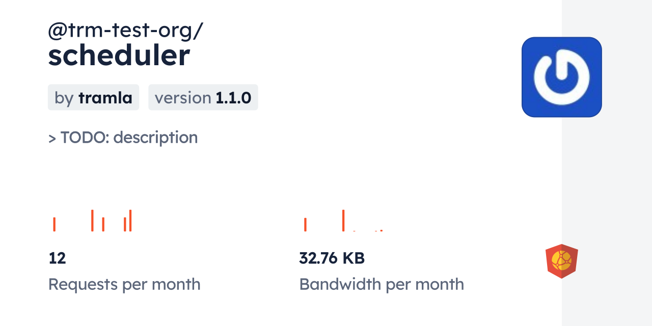 @trm-test-org/scheduler CDN by jsDelivr - A CDN for npm and GitHub