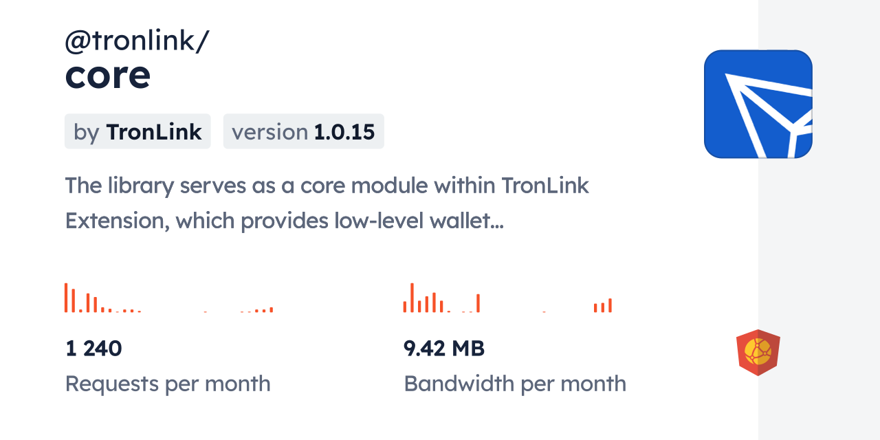 @tronlink/core CDN by jsDelivr - A CDN for npm and GitHub