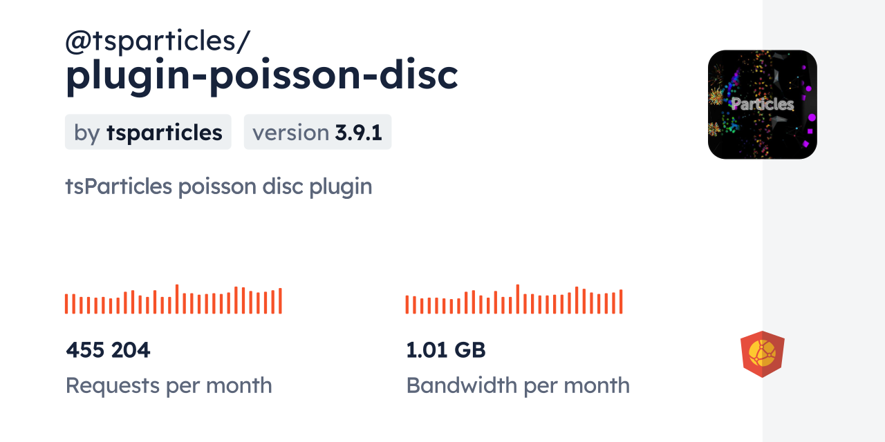 @tsparticles/plugin-poisson-disc CDN by jsDelivr - A CDN for npm and GitHub