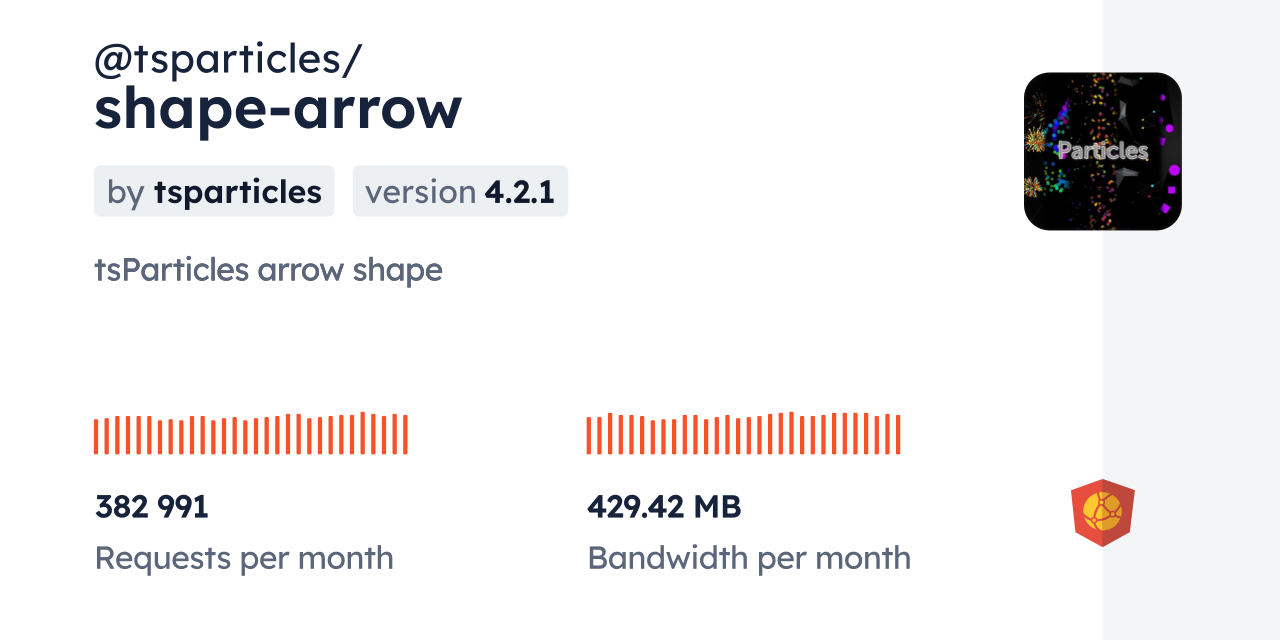 @tsparticles/shape-arrow CDN by jsDelivr - A CDN for npm and GitHub