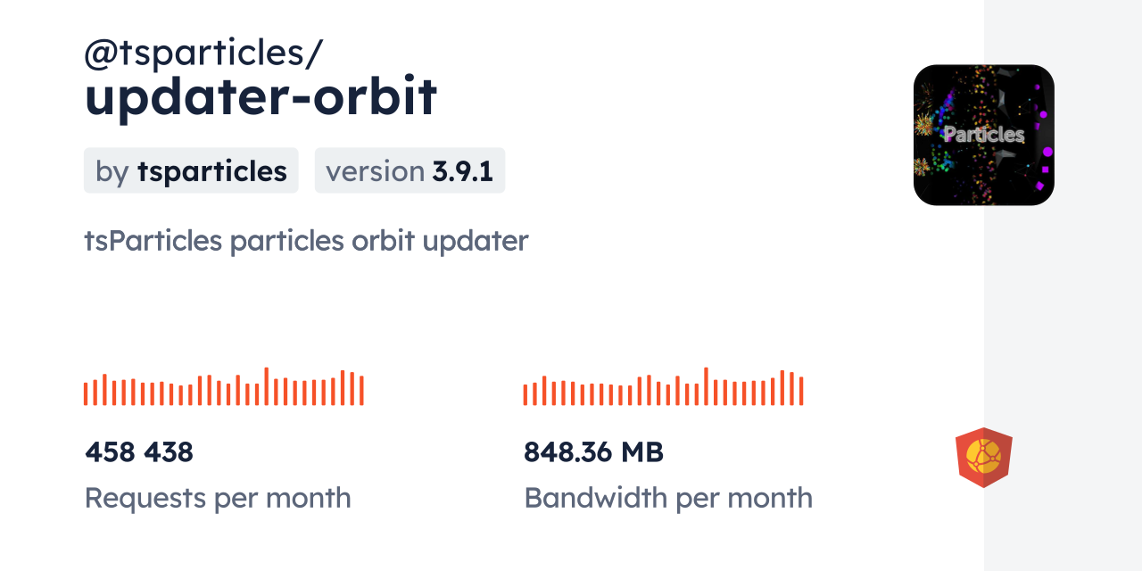 @tsparticles/updater-orbit CDN by jsDelivr - A CDN for npm and GitHub