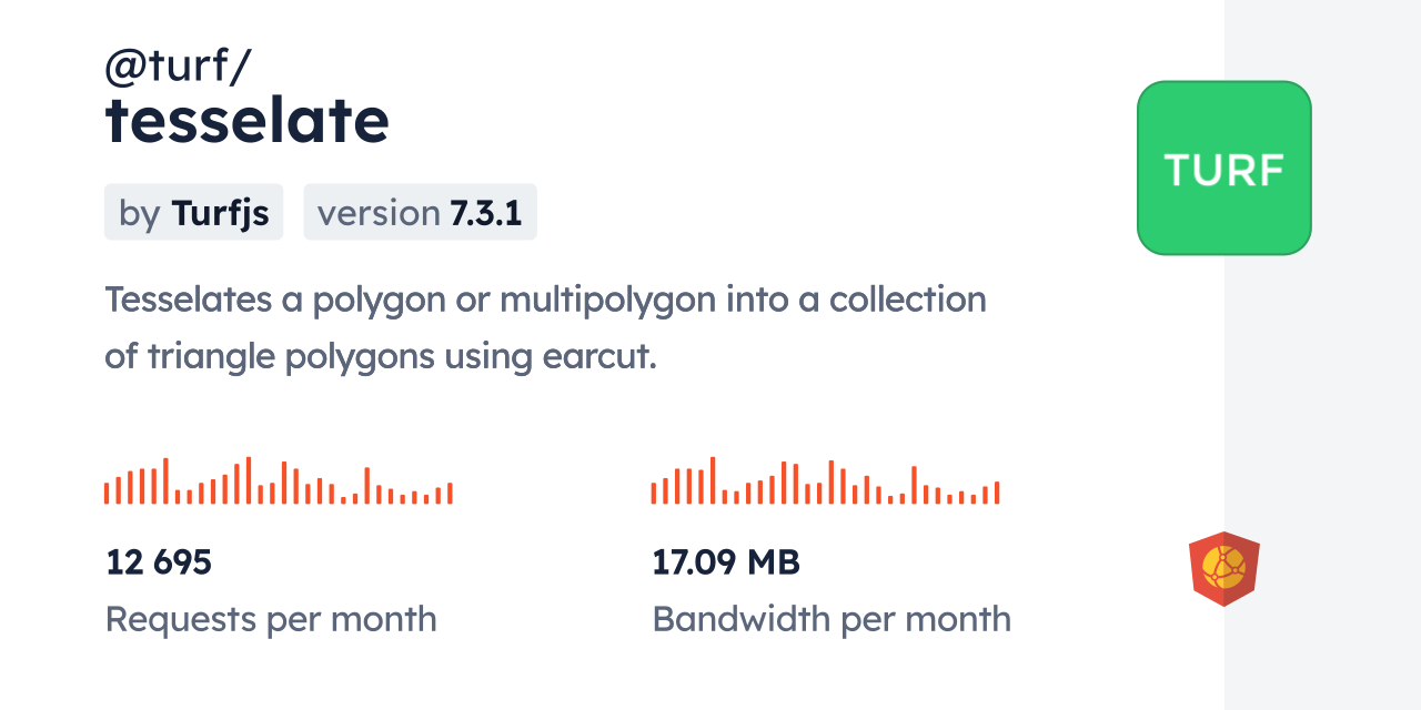 @turf/tesselate CDN by jsDelivr - A CDN for npm and GitHub