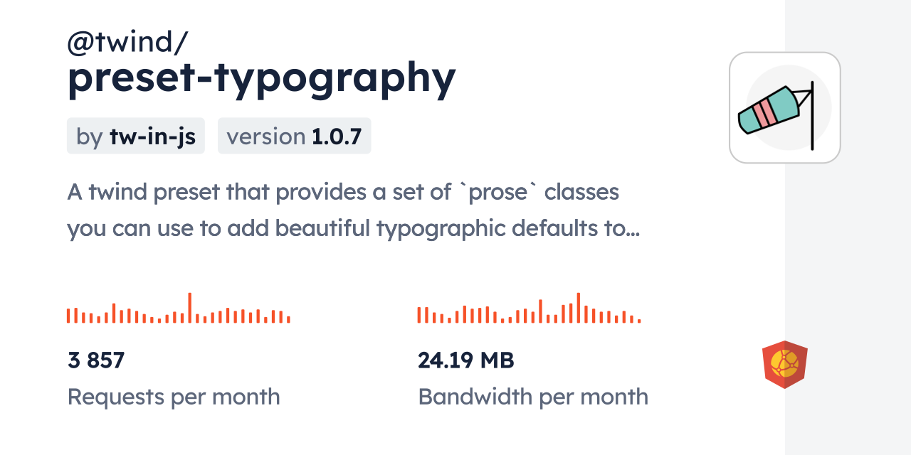 @twind/preset-typography CDN by jsDelivr - A CDN for npm and GitHub