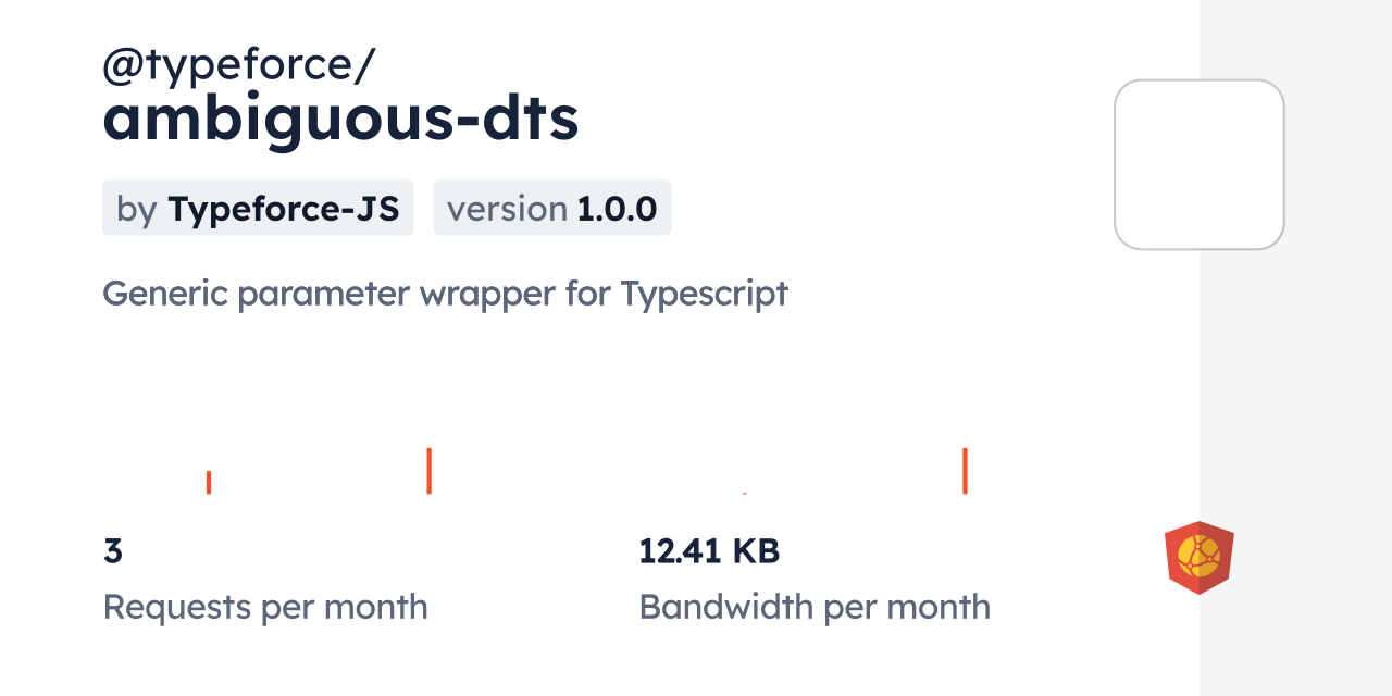 @typeforce/ambiguous-dts CDN by jsDelivr - A CDN for npm and GitHub