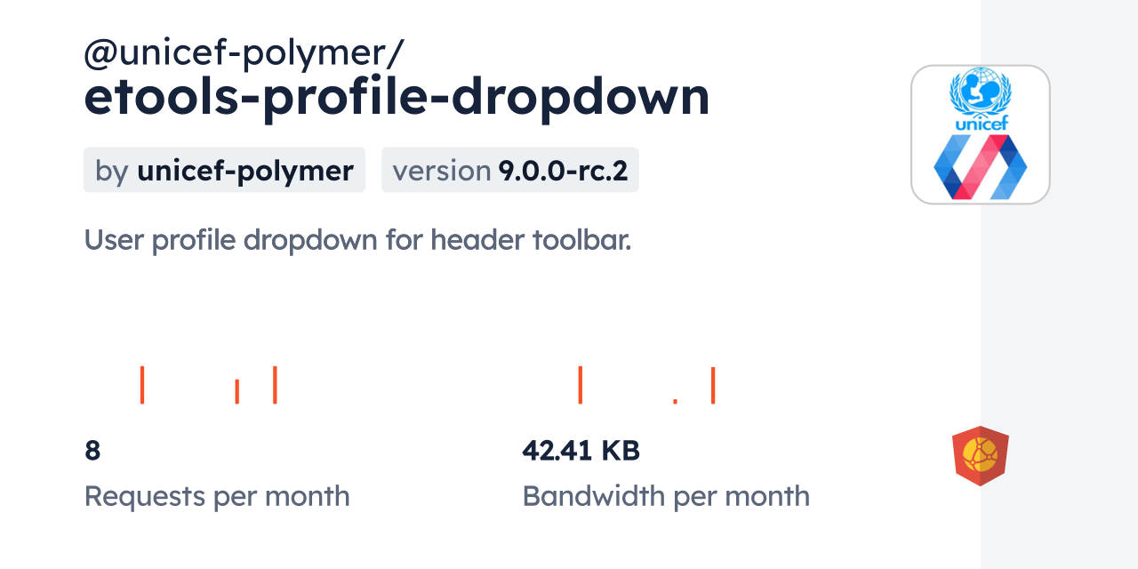@unicef-polymer/etools-profile-dropdown CDN by jsDelivr - A CDN for npm and GitHub