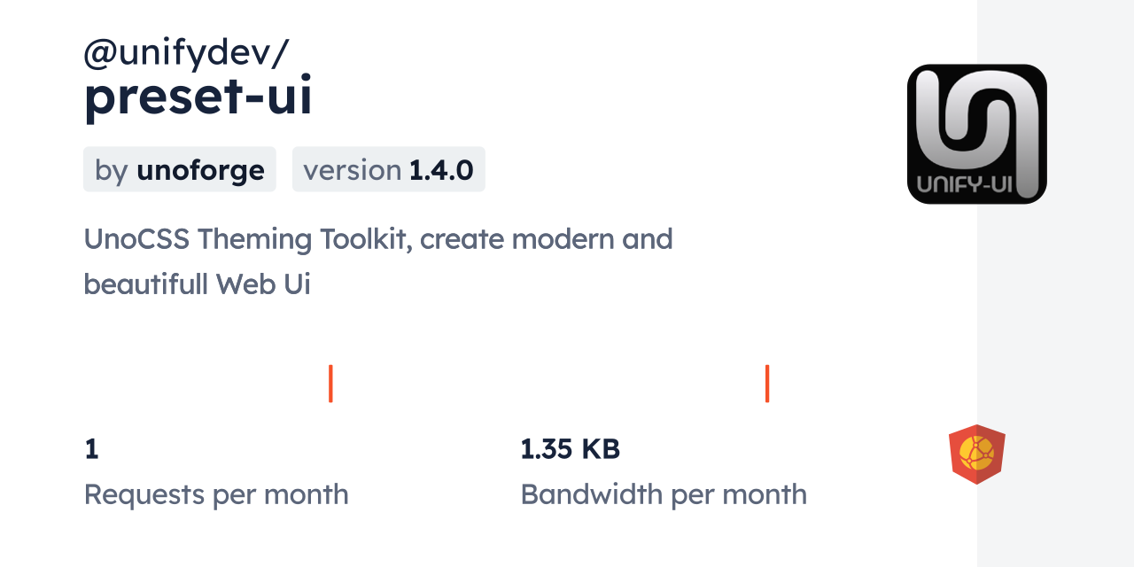 @unifydev/preset-ui CDN by jsDelivr - A CDN for npm and GitHub
